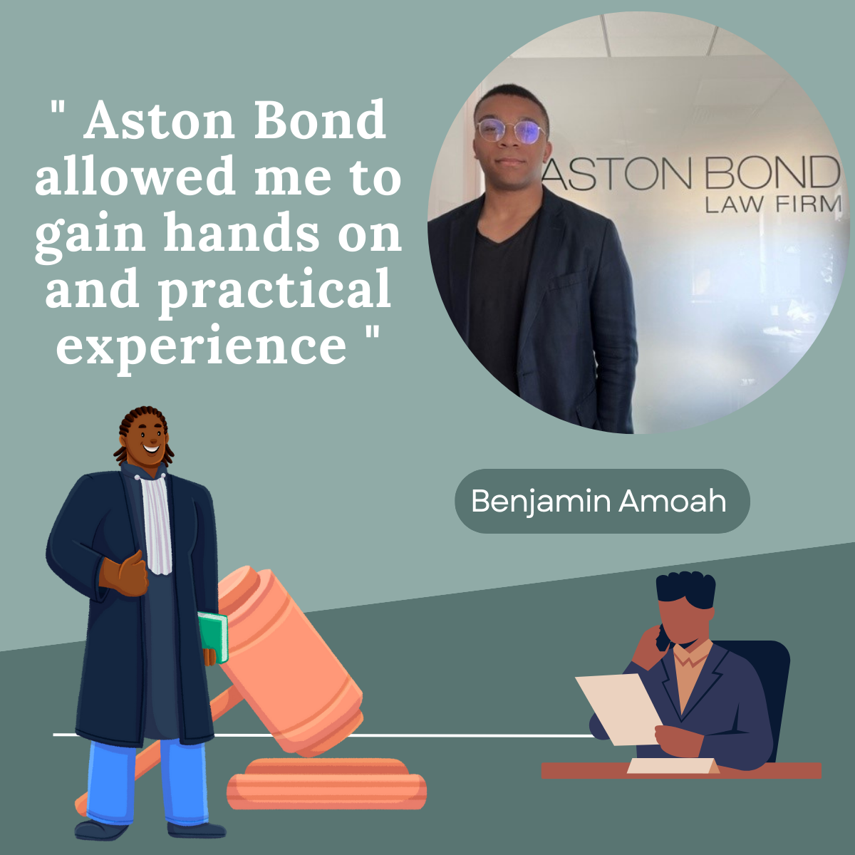 My work experience story- Benjamin Amoah | Aston Bond
