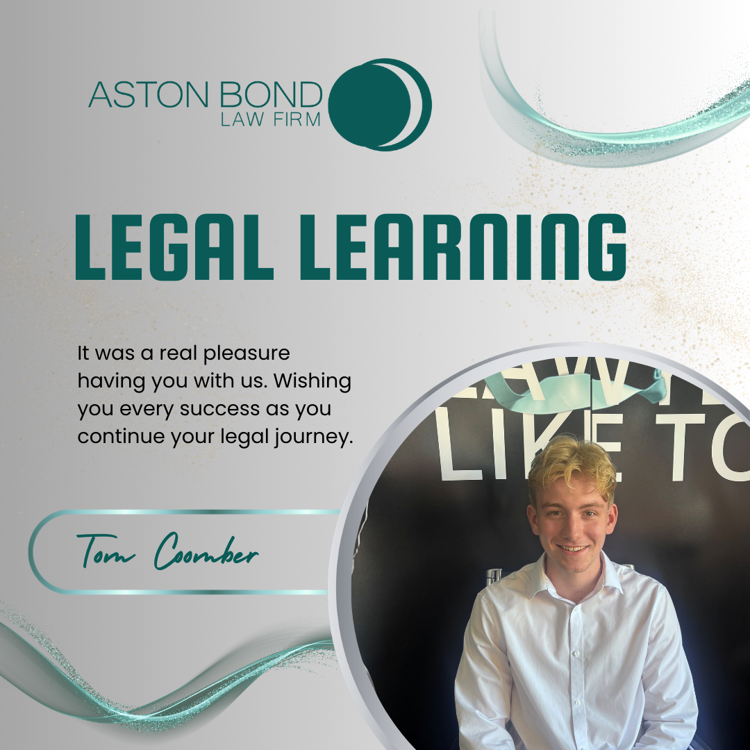 Legal Learning at Aston Bond | Aston Bond
